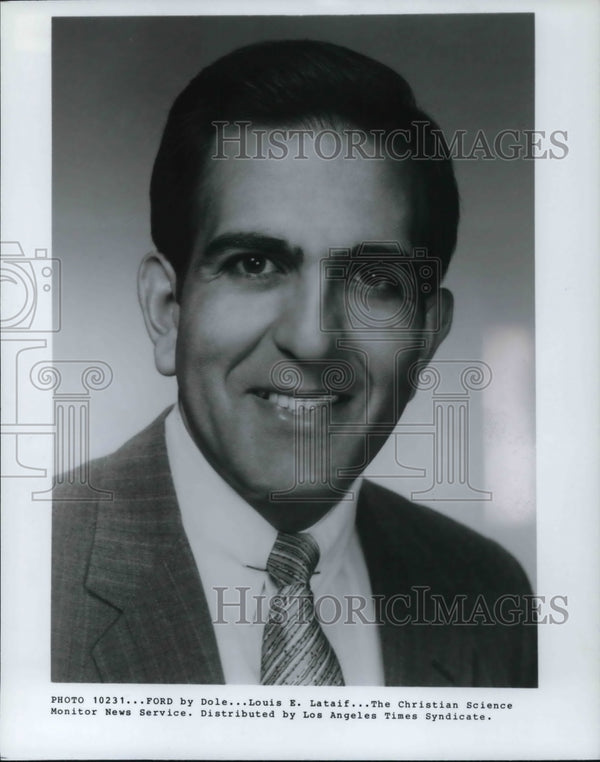 1981 Press Photo Louis E. Lataif - Historic Images