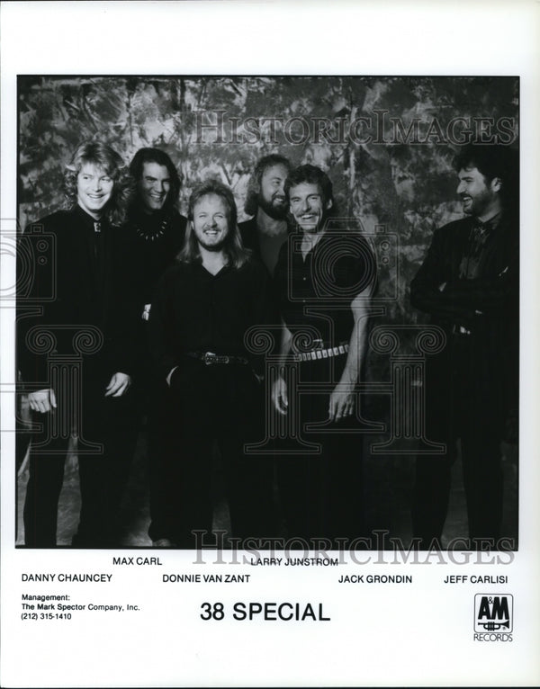 1989 Press Photo Max Carl Larry Junstrom Danny Chauncey Donnie Van Zan ...