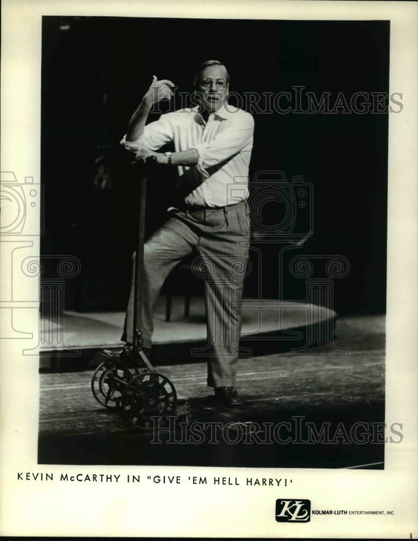 1984 Press Photo Kevin McCarthy in Give Em Hell Harry! - cvp35905 ...