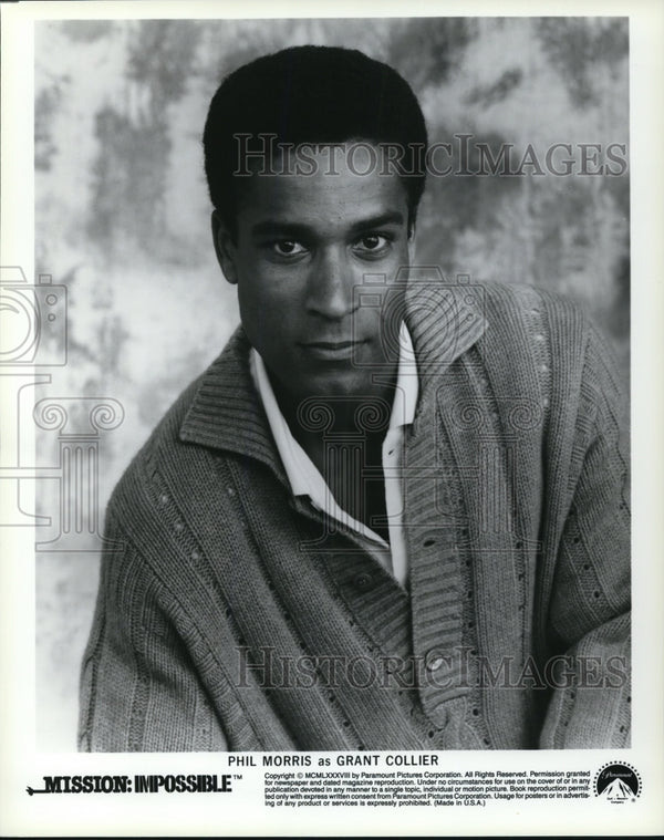 1988 Press Photo Phil Morris stars as Grant Collier in Mission Impossi ...