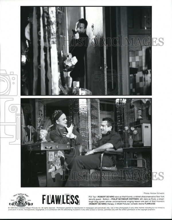1999, Robert De Niro and Philip Seymour Hoffman star in Flawless ...