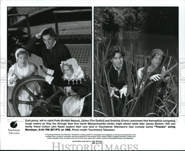 Press Photo Kirsten Nelson Tim Dutton Cloris Leachman Jim Rash in "Tha ...