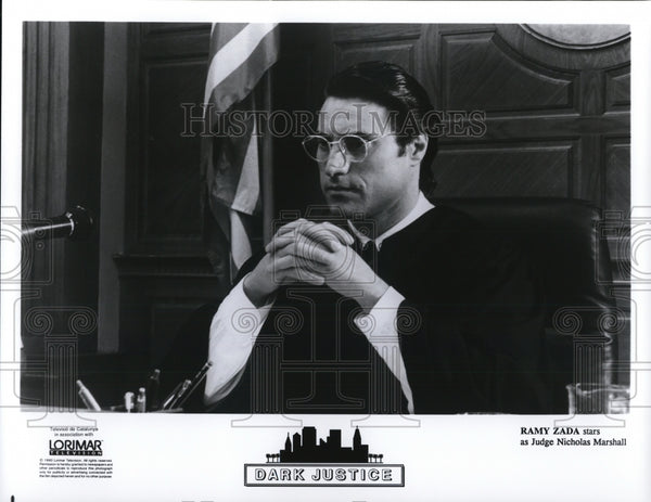 1991 Press Photo Ramy Zada in Dark Justice - cvp40481 - Historic Images