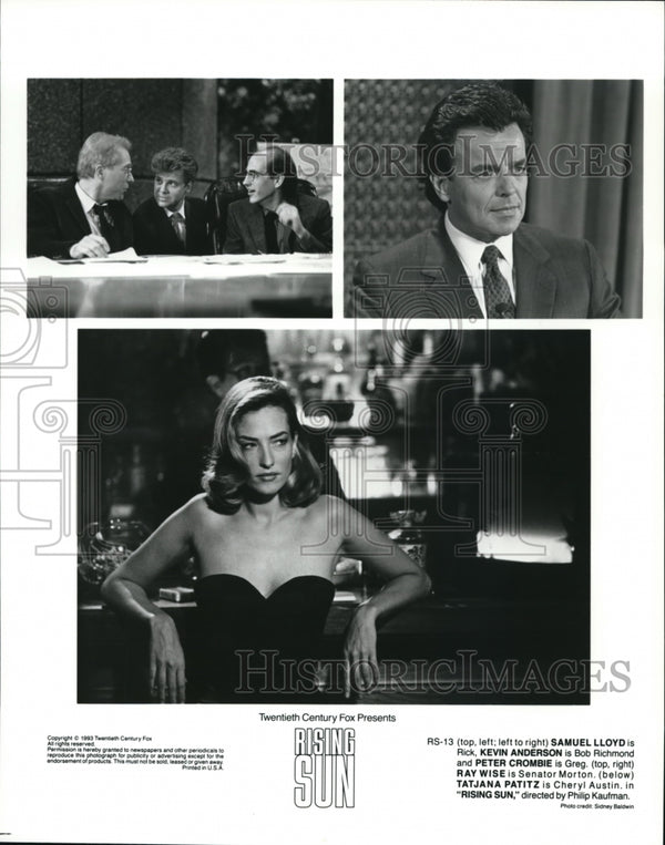 1994 Press Photo Samuel Lloyd Kevin Anderson Peter Crombie and Ray Wis ...