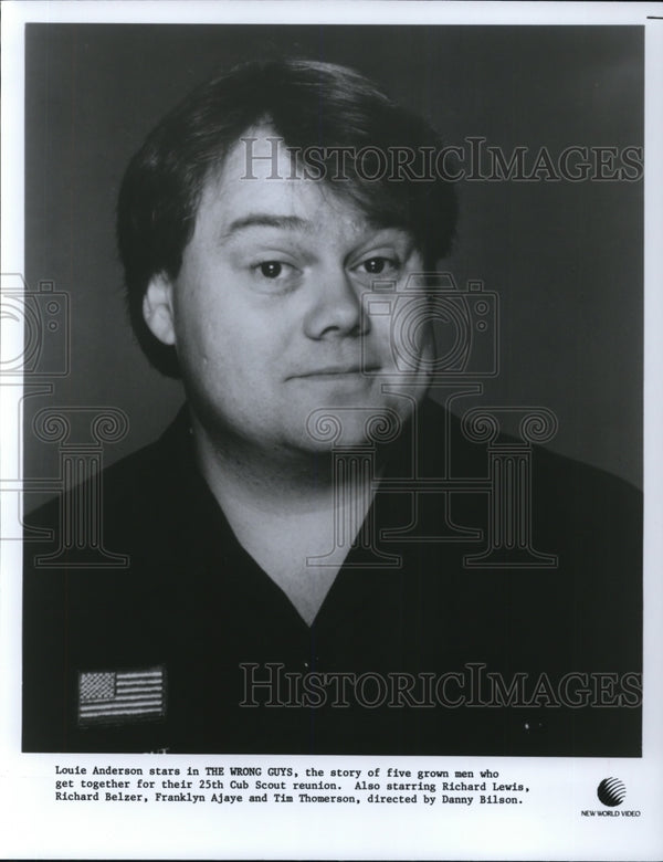 1988 Press Photo Louis Anderson in The Wrong Guys - cvp44356 - Historic ...