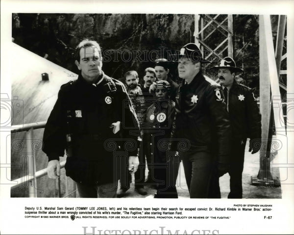 1993, Tommy Lee Jones as U.S. Marshall Sam Gerard in The Fugitive ...