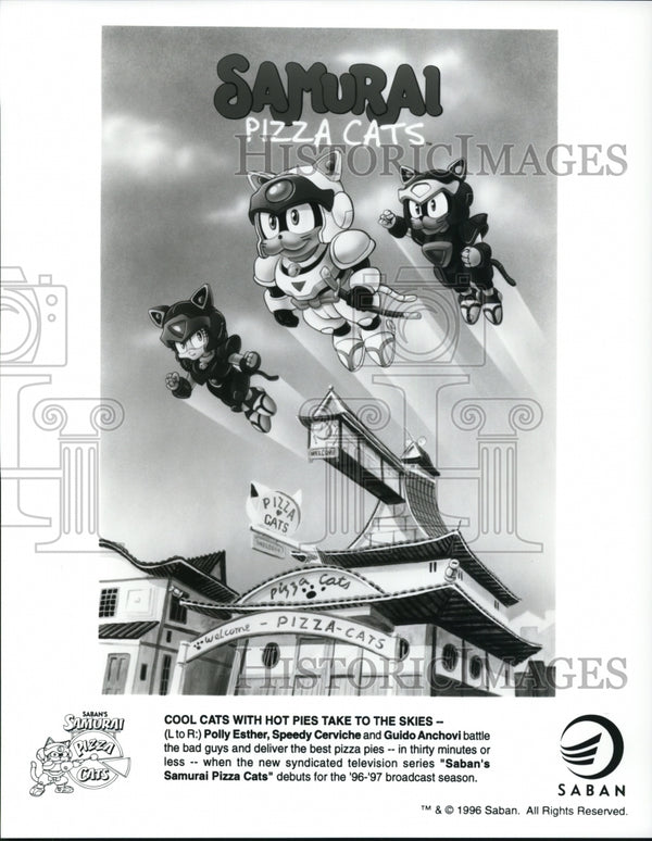 1996, Saban's Samurai Pizza Cats - cvp47572 - Historic Images