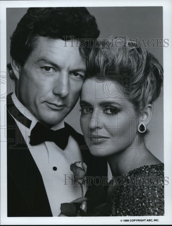 1986 Press Photo Wayne Northrop & Karen Cellini in Dynasty - cvp48579 ...