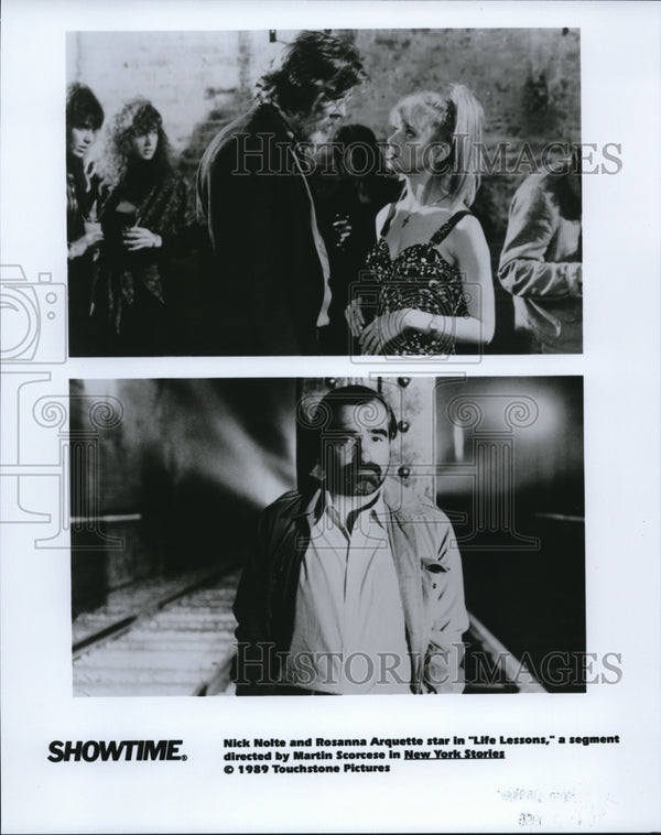 1990, Nick Nolte Rosanna Arquette star in Life Lessons - cvp52394 ...