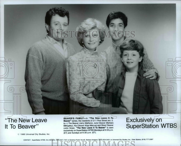 1986, Jerry Mathers Barbara Billingsley Kipp Marcus and John Snee ...