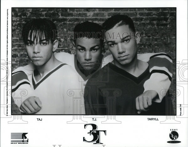 1997 Press Photo Taj, TJ, Taryll of 3T - cvp65134 - Historic Images
