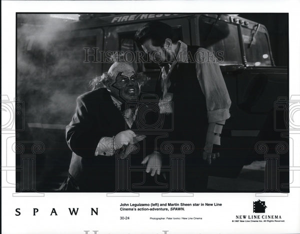 1997, John Leguizamo and Martin Sheen star in Spawn - cvp65933 ...
