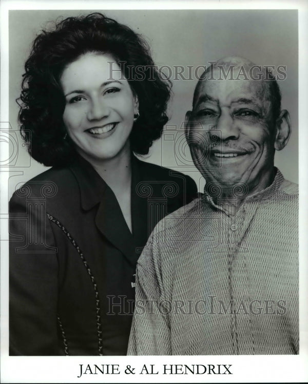 Press Photo Janie & Al Hendrix - Historic Images