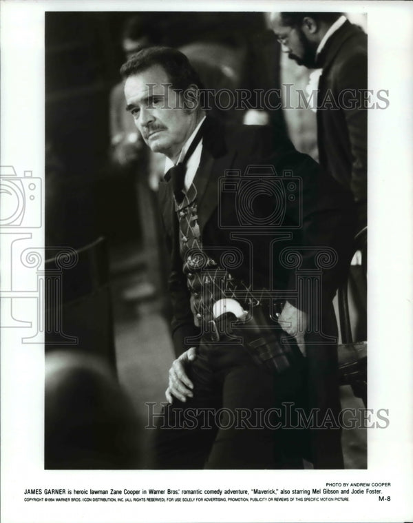 1994 Press Photo James Garner stars as Zane Cooper in Maverick - cvp70 ...
