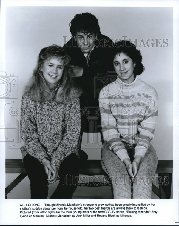 1988 Press Photo Amy Lynne, Michael Manasseri & Royana Black in Raisin ...