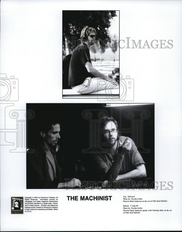 2004, Christian Bale in The Machinist with director Brad Anderson ...