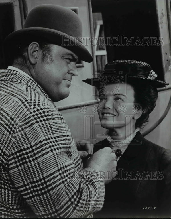 1971 Press Photo Dan Blocker in The Cockeyed Cowboys of Calico County ...