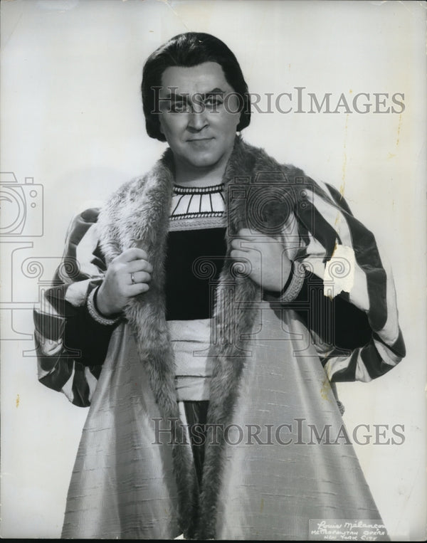 1963 Press Photo Opera Singer Robert Nagy as Roderigo in Verdi's Otell ...