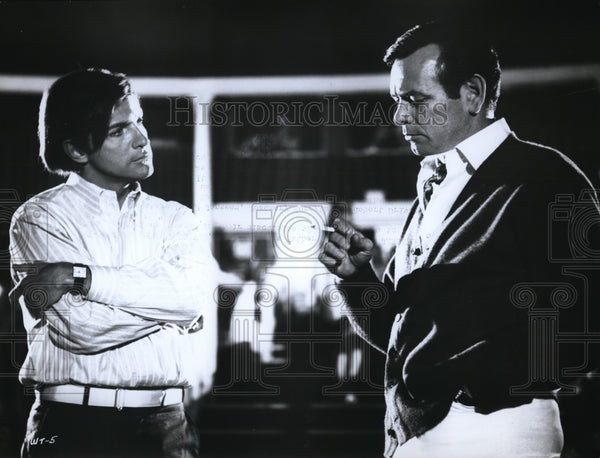 1969 Press Photo David Janssen & Robert Drivas in Where it's At ...