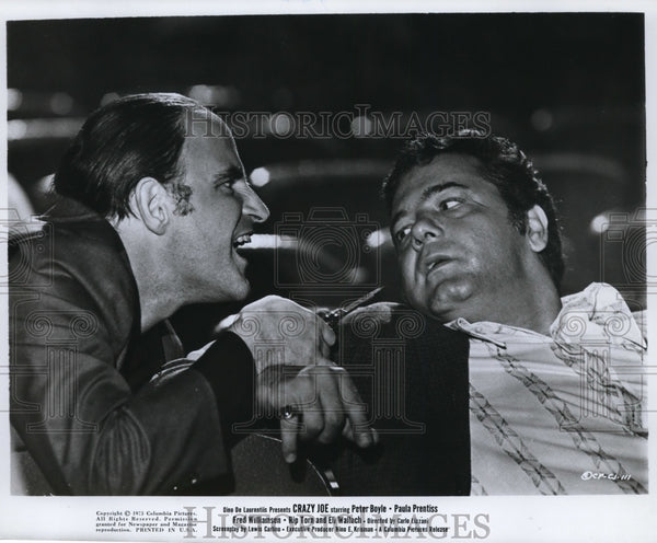 1973 Press Photo Peter Boyle and Joe Anile in Crazy Joe. - cvp82027 ...