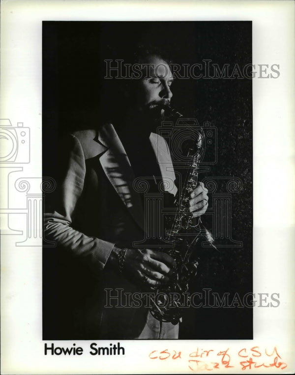 1989 Press Photo Howie Smith, Director of Jazz at Cleveland State Univ ...
