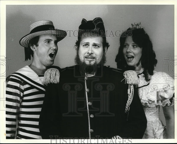 Press Photo Greg White,David Springstead and Lynn O' Connell in HMS PI ...