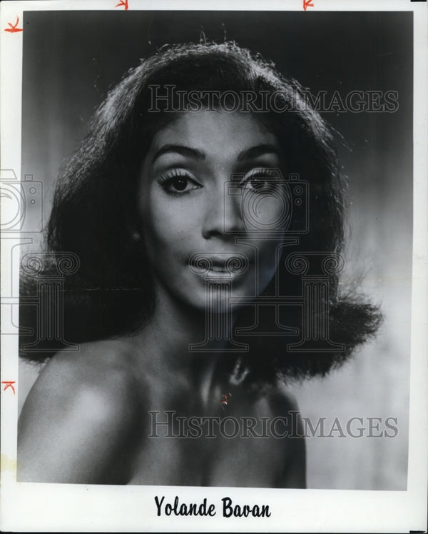 1974 Press Photo Yolande Bavan - cvp84249 - Historic Images