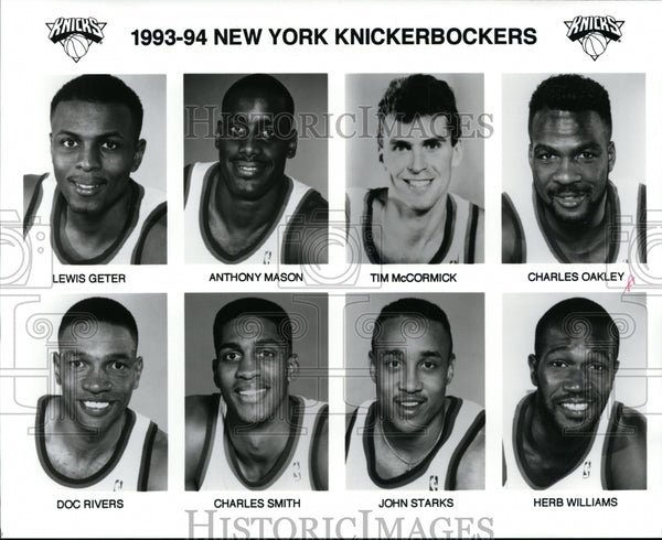 1993 Press Photo The 1993-94 New York Knickerbockers - cvp86574 ...