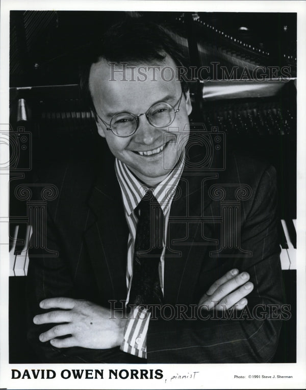 1991 Press Photo David Owen Norris, Pianist - cvp87280 - Historic Images
