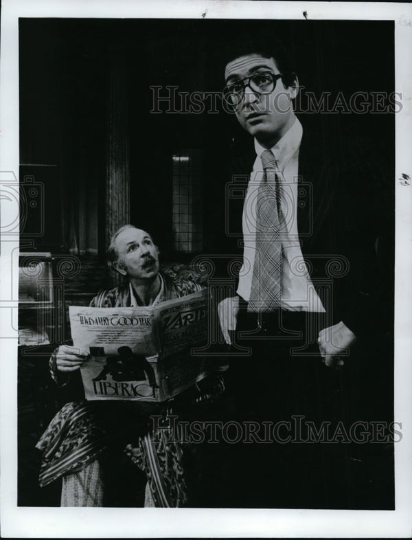 1973 Press Photo Jack Alberson and Lewis Stadlen in The Sunshine Boys ...