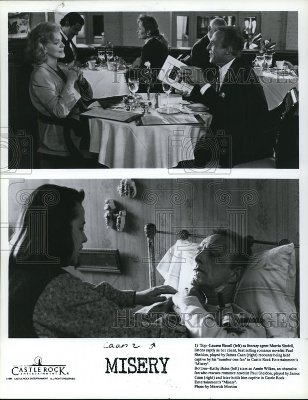 1990, James Caan stars with Kathy Bates in the movie the "Misery ...