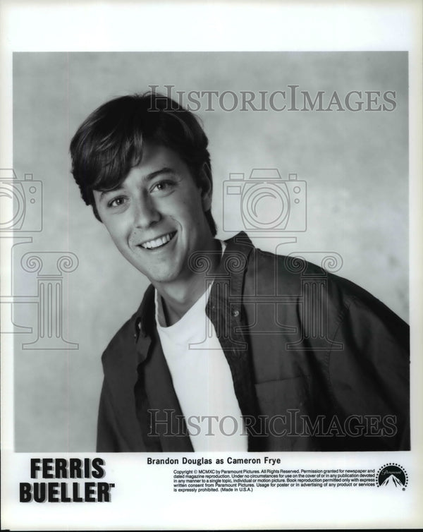Press Photo Brandon Douglas as Cameron Frye in Ferris Bueller - cvp964 ...