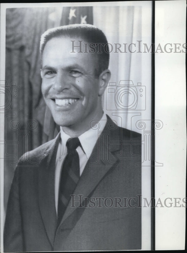 1968 Press Photo H.R.Haldeman Named Pres -elect Richard Nixon's W.H.As ...