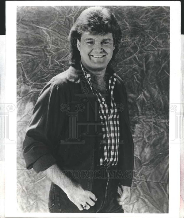 1987 Press Photo Ricky Skaggs singer musician Detroit - Historic Images