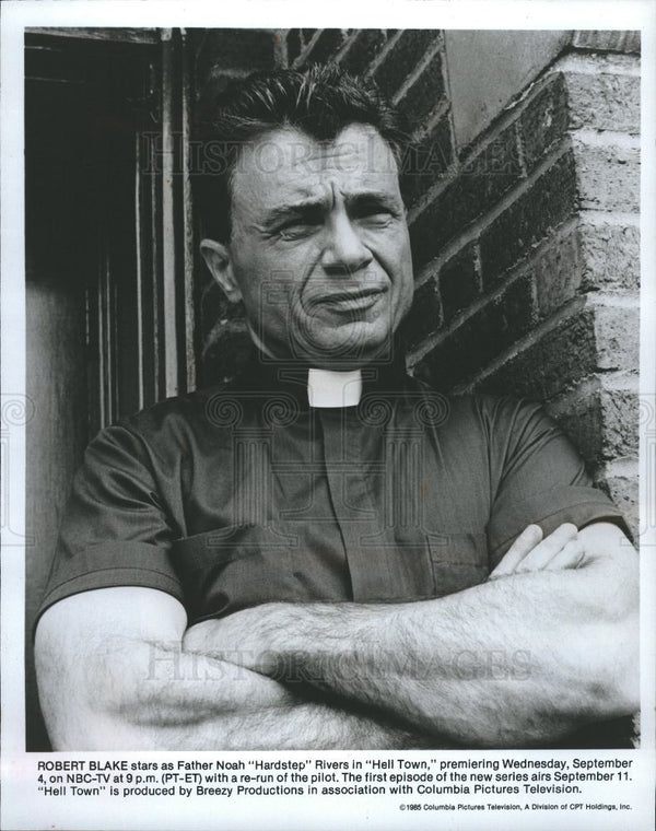 1985 Press Photo Robert Blake American actor Hell Town - Historic Images