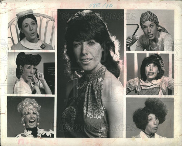 1985 Press Photo Lily Tomlin Actress Detroit Edith Ann - Historic Images