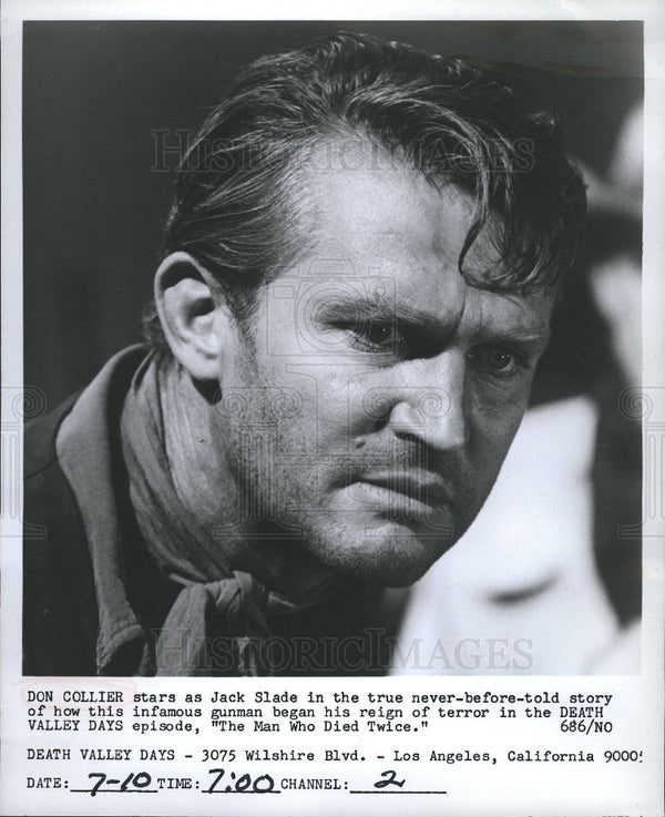 1965 Press Photo Donald Collier Personality Actor - Historic Images