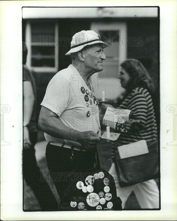 1986 Press Photo Joe Orsag Fermi 2 plant Pleasant Ridge - Historic Images