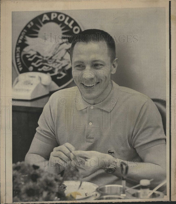 1970 Press Photo John Swigert NASA Astronaut - Historic Images