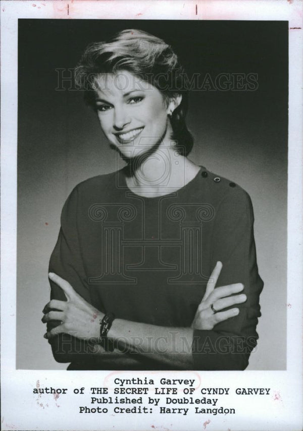 1989 Press Photo Cynthia Cyndy Garvey writer - Historic Images