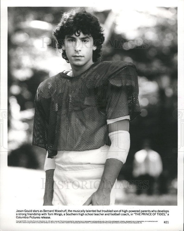 1992 Press Photo Jason Gould actor Bernard Woodruff - Historic Images