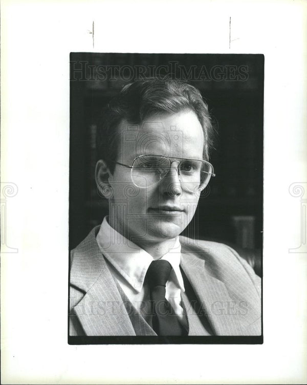 1985 Press Photo John Quirk Lawyer - Historic Images