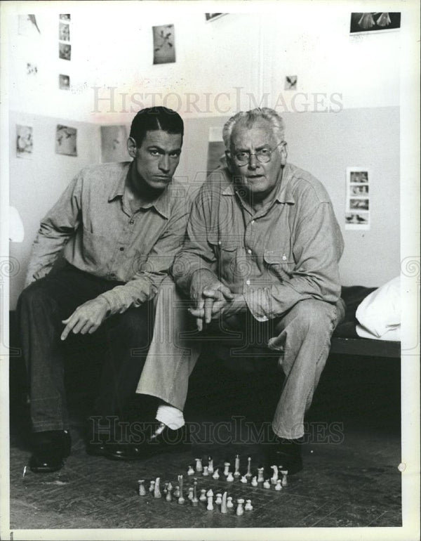 1984 Press Photo Michael Beck actor Alcatraz NBC-TV - Historic Images