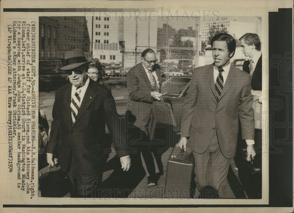 1974 Press Photo Bob Haldeman John Wilson Washngton - Historic Images