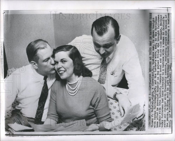 1961 Press Photo Thomas J. Paisley,George Ratterman - Historic Images