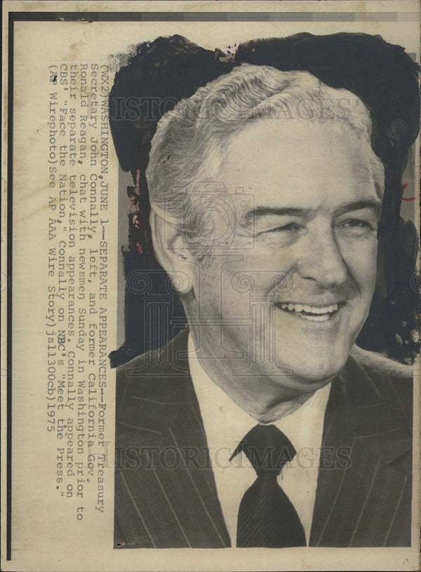 1975 John Bowden Connally - Historic Images