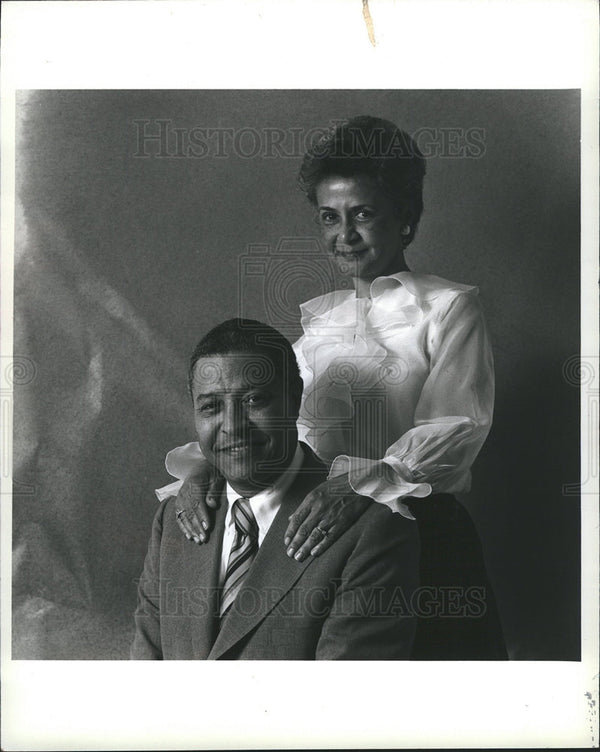 1982 Clifton R. Wharton Dolores Wharton - Historic Images