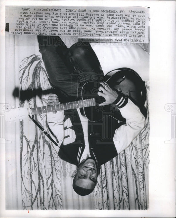 1963 Sherman Lewis Michigan Back Week Notre - Historic Images