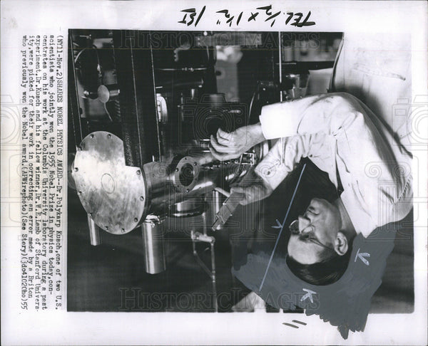 1955 Polykarp Kusch nobel prize physics - Historic Images