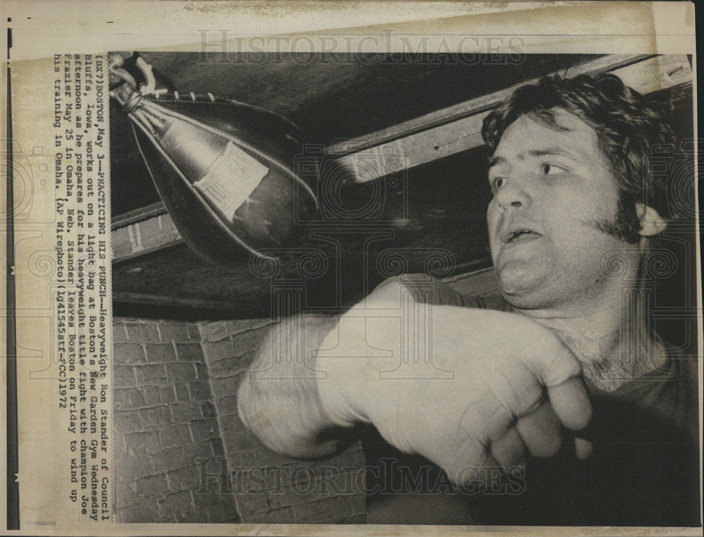 1972 ron stander boxing-referee american - Historic Images